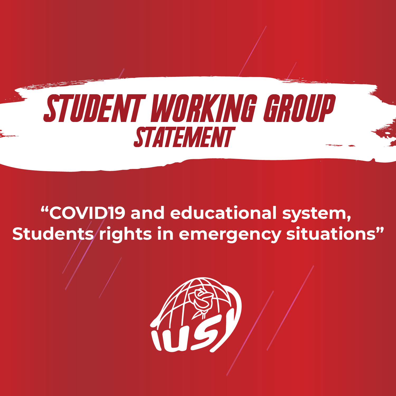 Student Working Group Statement | International Union Of Socialist Youth